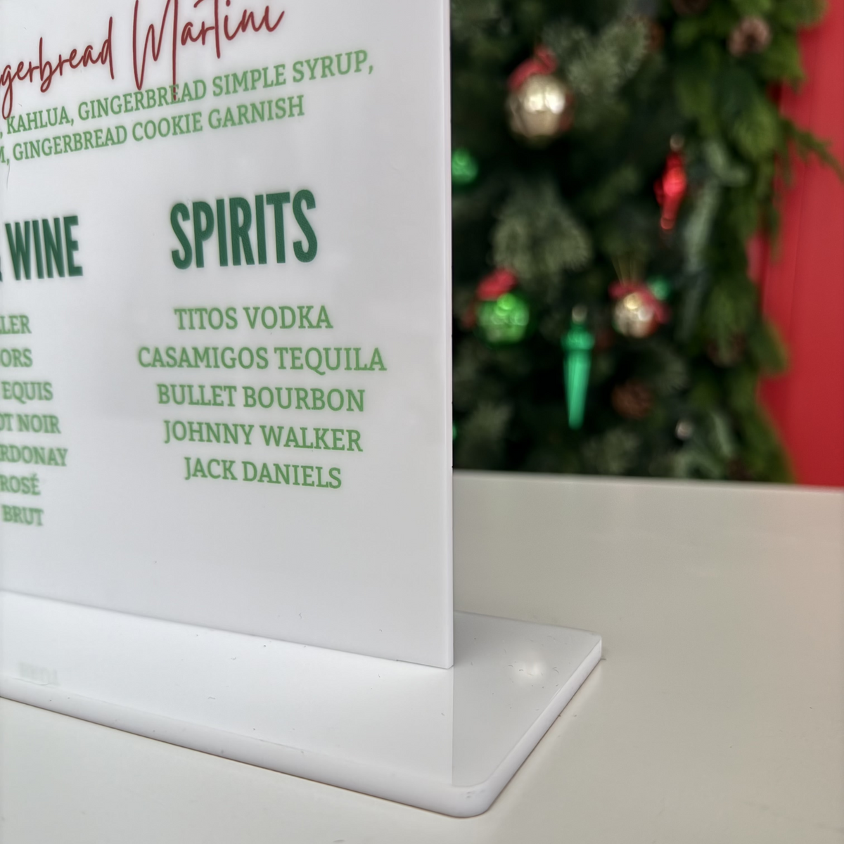 Drink & Be Merry Bar Menu – Occasional Paper Cuts