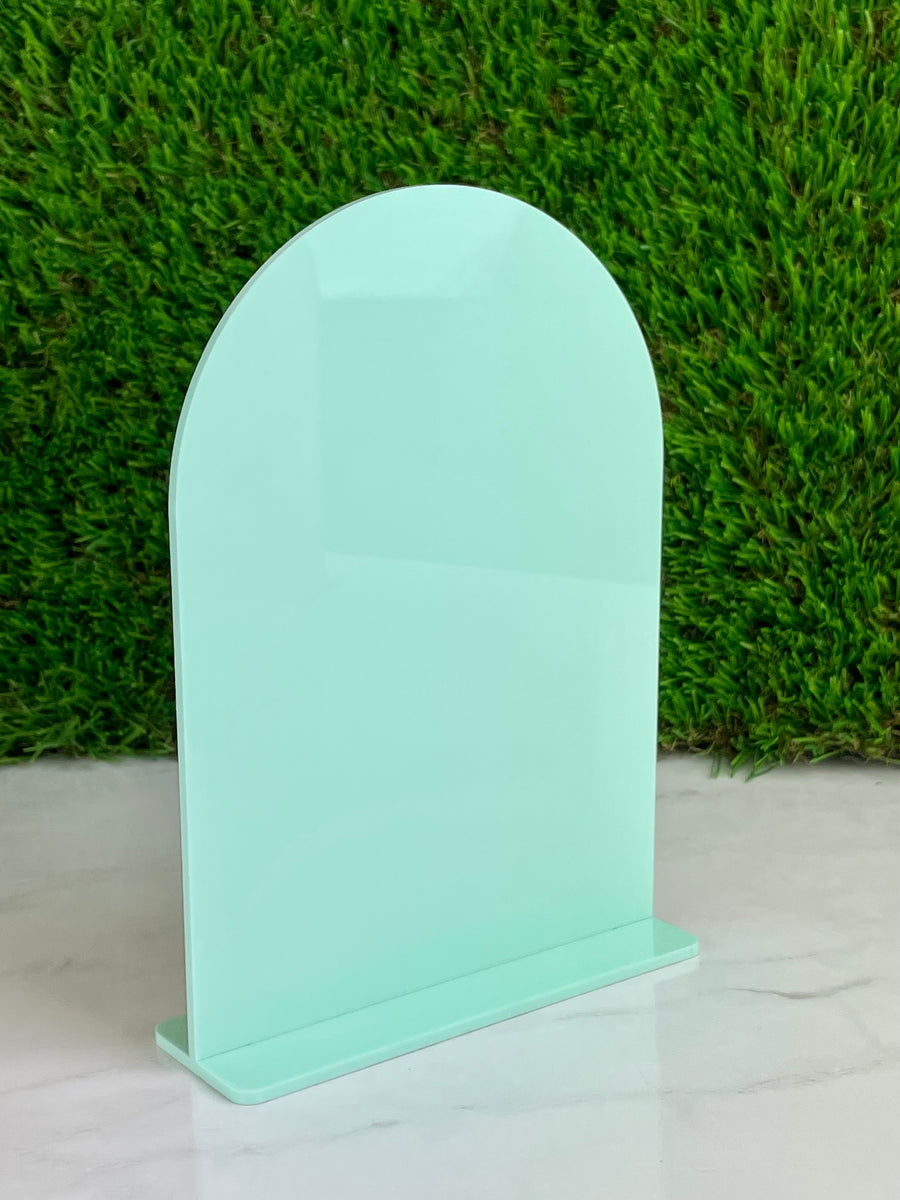 Blank Pastel Party Sign, Rectangular Acrylic Signs – Occasional Paper Cuts