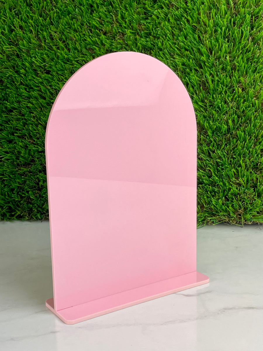 Blank Pastel Party Sign, Rectangular Acrylic Signs – Occasional Paper Cuts