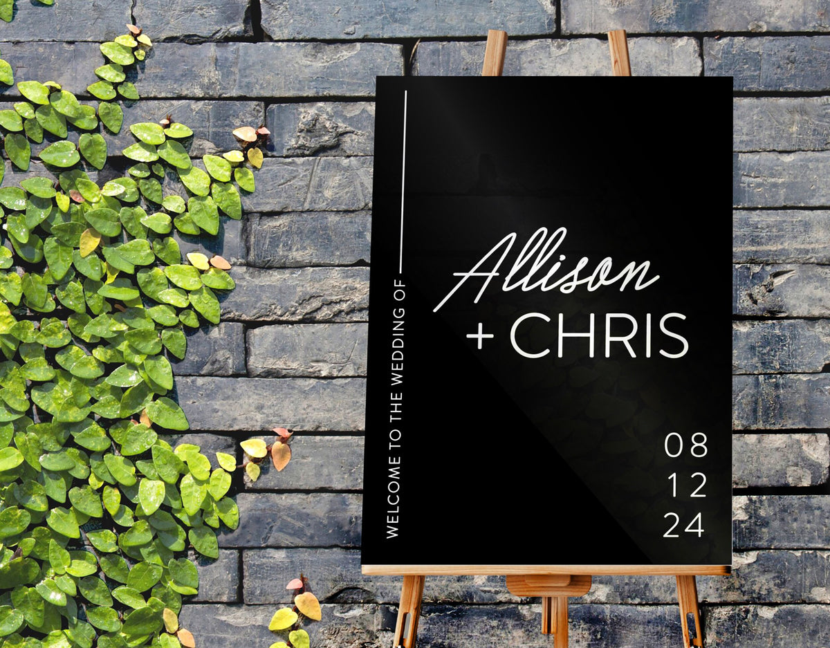 Minimalistic Acrylic Welcome Sign, 36 Inches Tall, Minimalist Modern ...